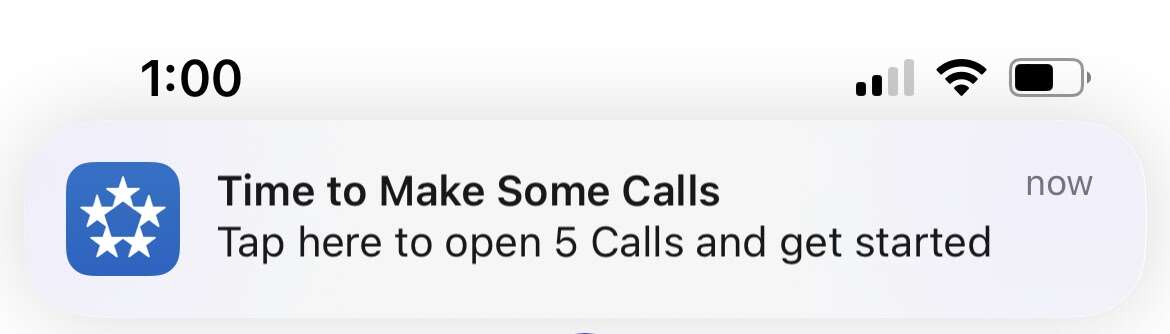 5 Calls App