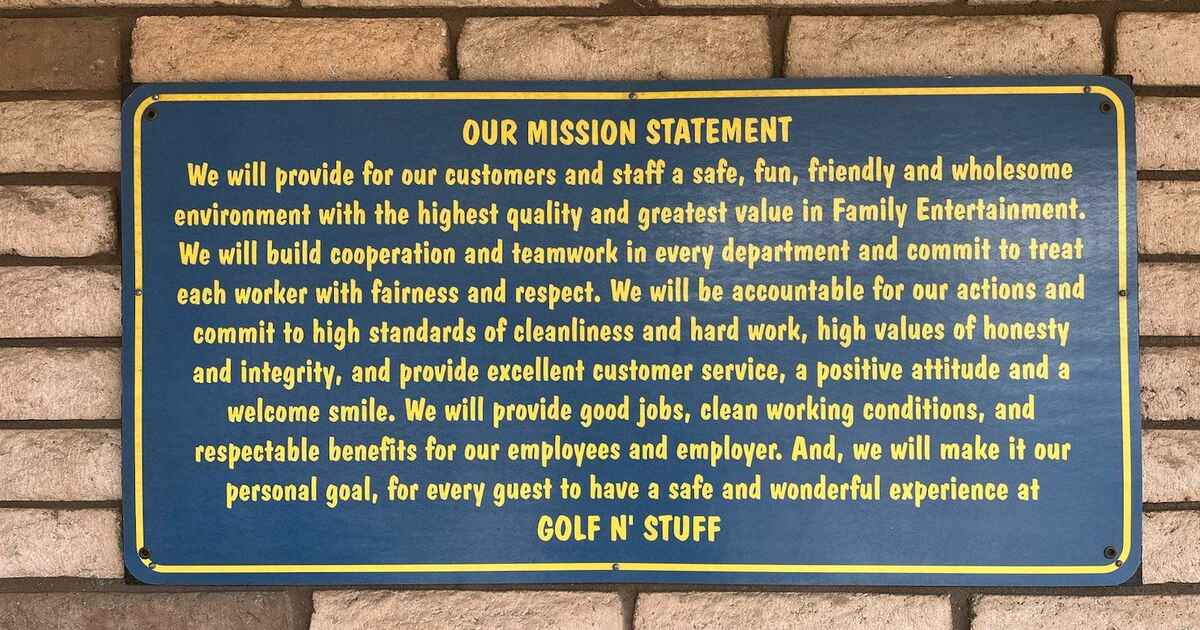 Mission statements are worse than worthless