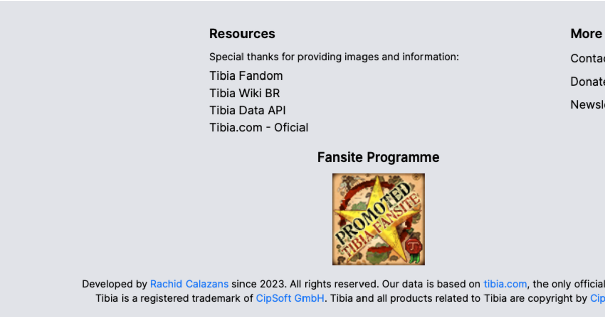 Jul 21, 2025 - Hunt Analyser is Now a Promoted Tibia Fansite!